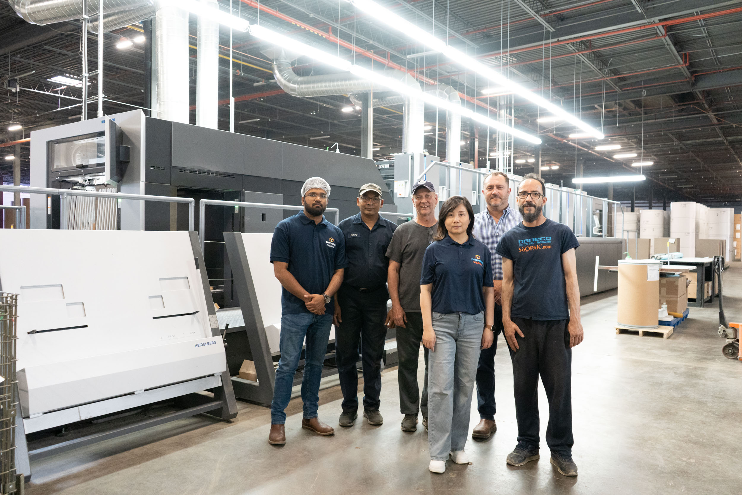 Beneco Packaging Recently Installed Two HEIDELBERG CX Presses