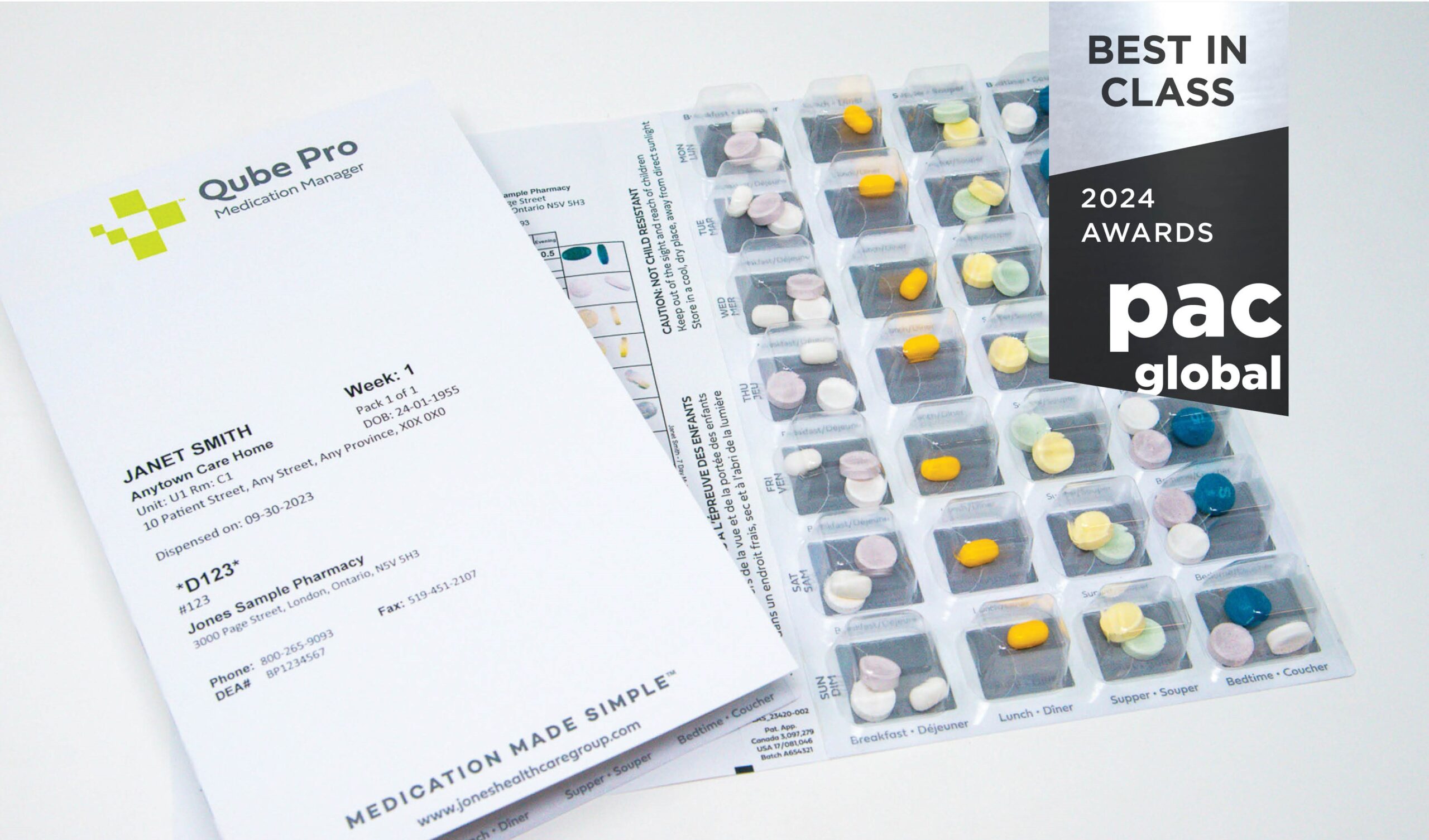 Jones Healthcare Group's Qube Pro Wins PAC Global Awards